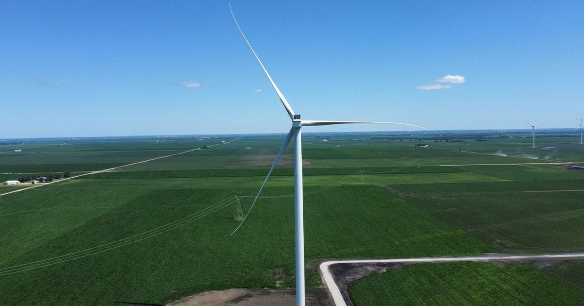 Enel is generating clean power for Meta at Alta Farms in Illinois.